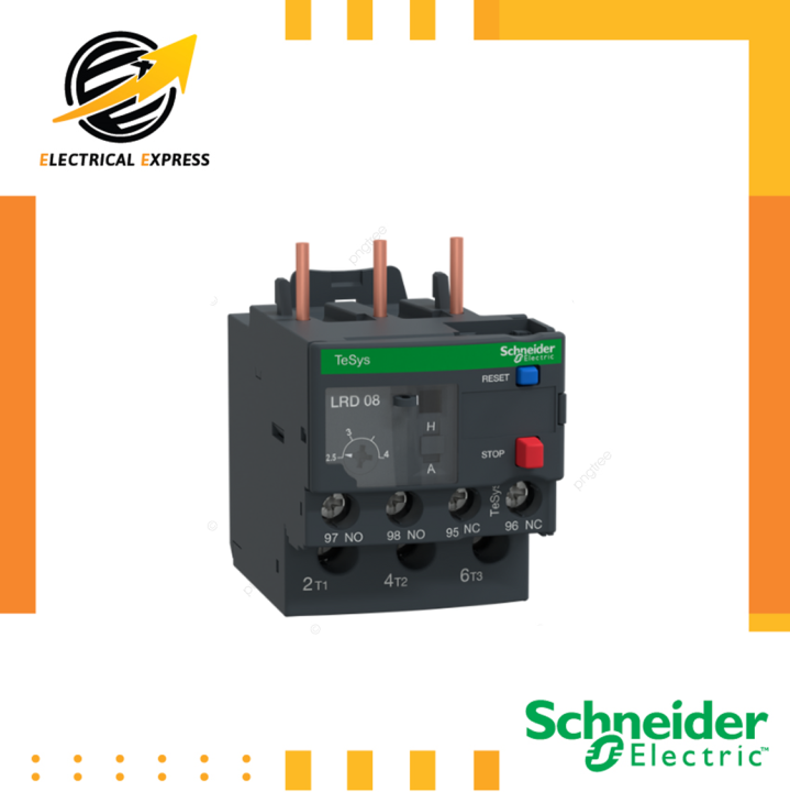 LRD08 / โอเวอร์โหลดรีเรย์ / LRD / Overload Relay / Schneider | Lazada.co.th