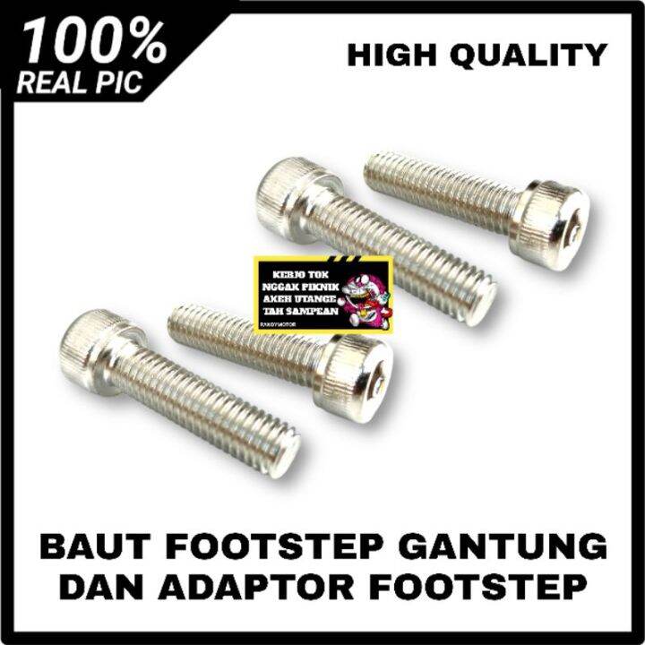 BAUT FOOTSTEP FUSTEP BOSTEP POSTEB GANTUNG BAUT ADAPTOR FUSTEB BULAT ...