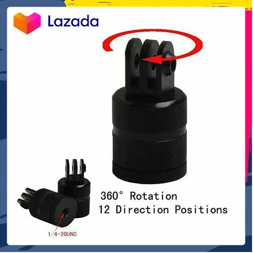 CNC 360 Degree Rotating Swivel Arm Mount Adapter for GoPro บริการเก็บ ...