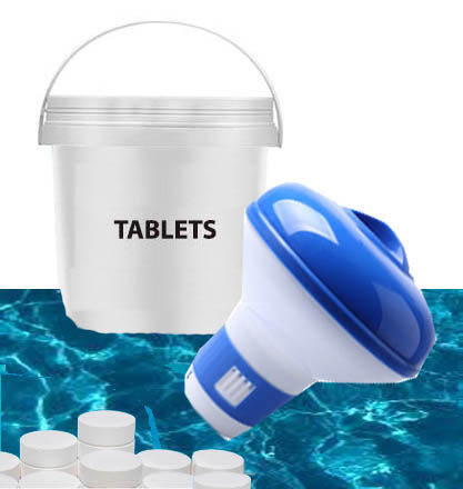 POOLCLEANING - Multipurpose Anti-Bacterial Tablets with Floater ...