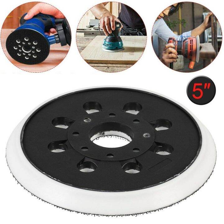 Hook And Loop Backing Pad 5 Inch 125mm Sanding Pad For Boschs GEX 125-1 ...