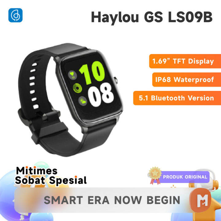 HAYLOU GST LS09B Smartwatch SpO2 Tracking & Heart Rate Monitoring ...