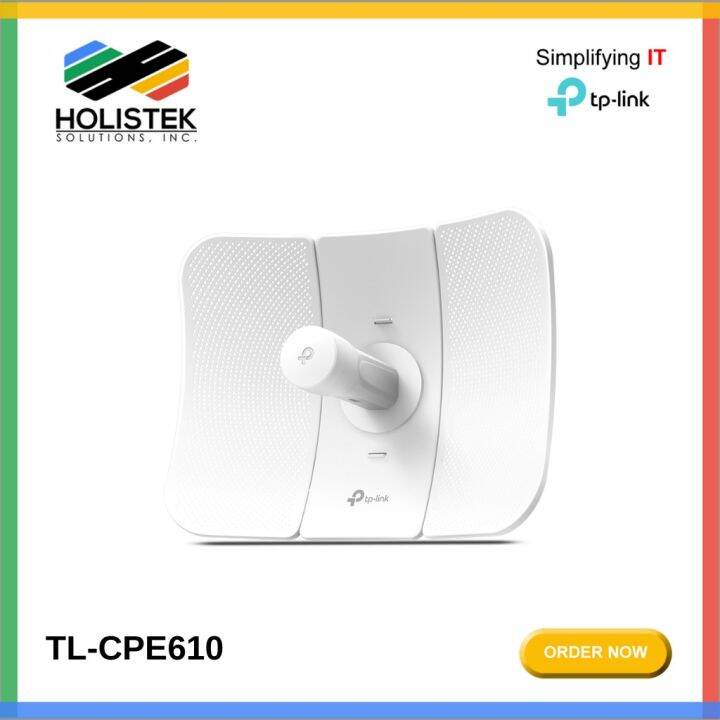 TP-Link Pharos Wireless Broadband CPE610 5GHz 300Mbps 23dBi Outdoor CPE ...