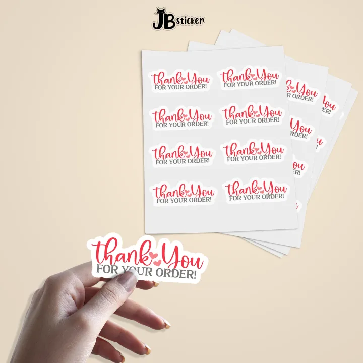 Thank you for your order Sticker 50pcs, Packaging Labels, Product ...