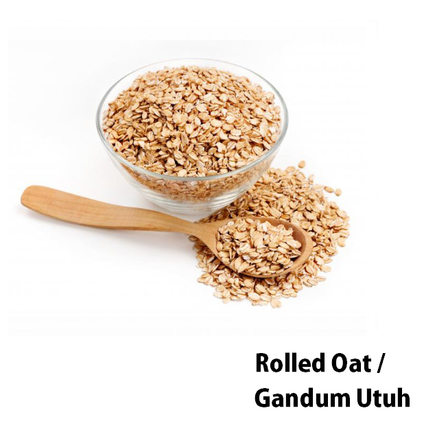 Rolled Quick Oat / Oat Cacah Gandum Utuh MPASI Bayi- 100 GRAM | Lazada ...