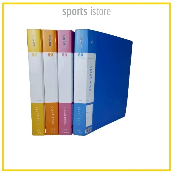 [Aplus] Stationery | A4 60 Pocket Clear Book | Display Book | Document ...