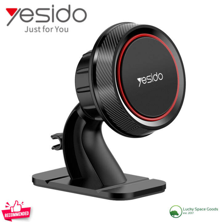 YESIDO C60 Mobile Phone Car Magnetic Mount With Cord Cable Organizer 360 Degree Adjustable ...