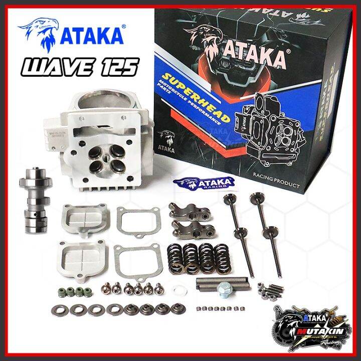 ATAKA Racing Cylinder Head SET WAVE 125 4V (2023,2124) | Lazada PH