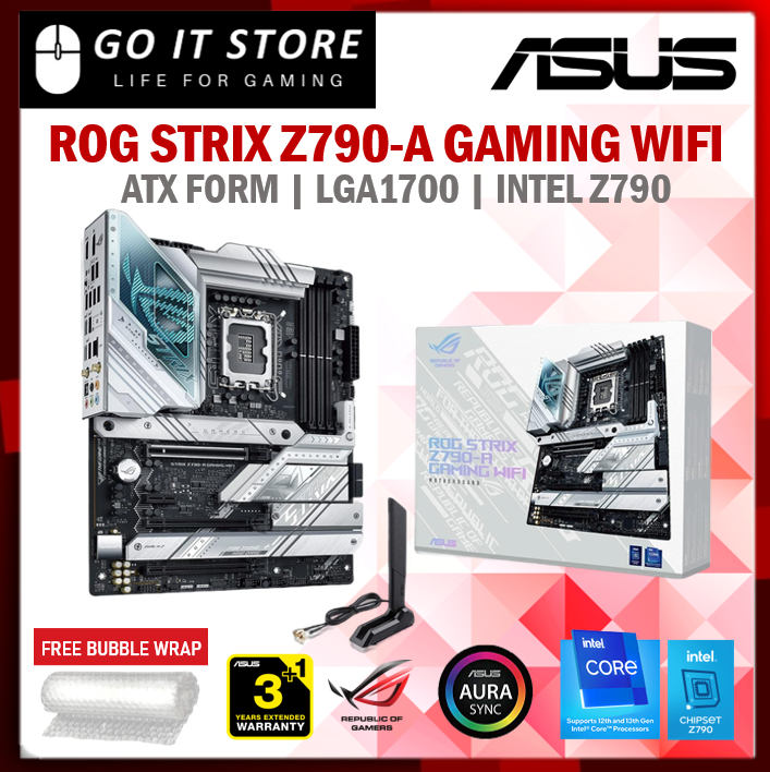 Asus ROG STRIX Z790-A GAMING WIFI ATX Intel LGA1700 Motherboard | Lazada