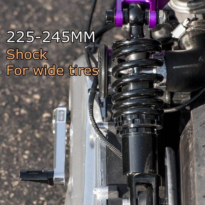 Low Down Short Rear Shock For Honda Ruckus Zoomer Scooter& GY6 Chrome ...