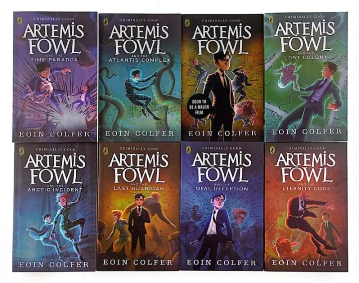 Artemis Fowl 8 books set,English novel book for children | Lazada.co.th