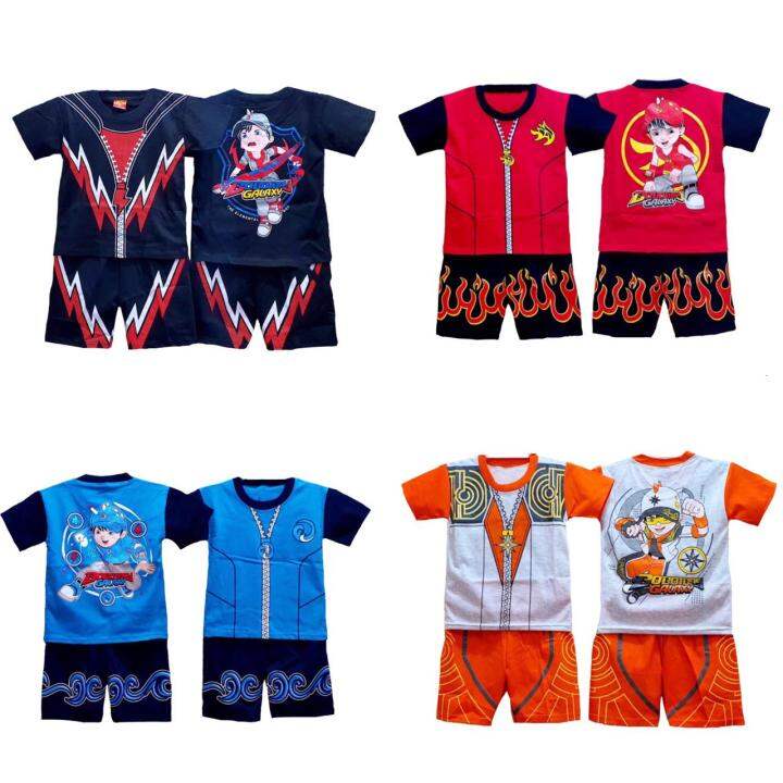 BAJU SETELAN BOBOIBOY GALAXY STELAN PENDEK BOBOIBOY AIR BOBOIBOY SOLAR ...