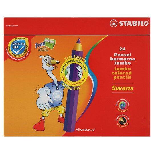 Stabilo Jumbo Colored Pencils 12c | Lazada