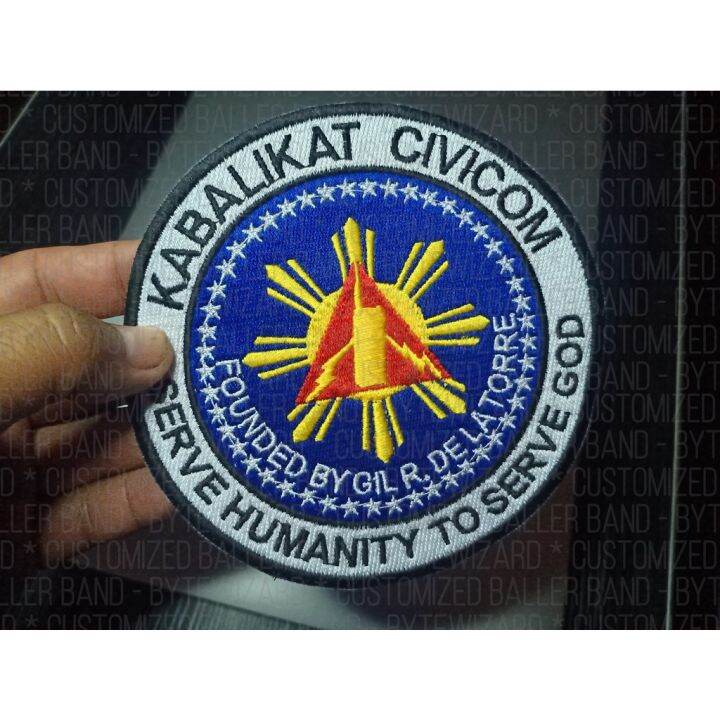 Kabalikat Civicom Embroidery Patches | Lazada PH
