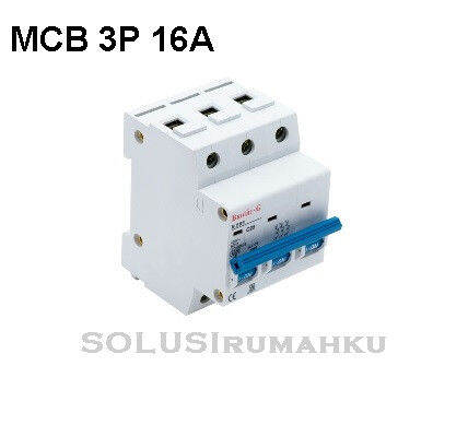 MCB 3 PHASE BRIGHT-G 16 A / SIKRING 3 PAS 16 AMPERE / MCB 3P 16 A ...