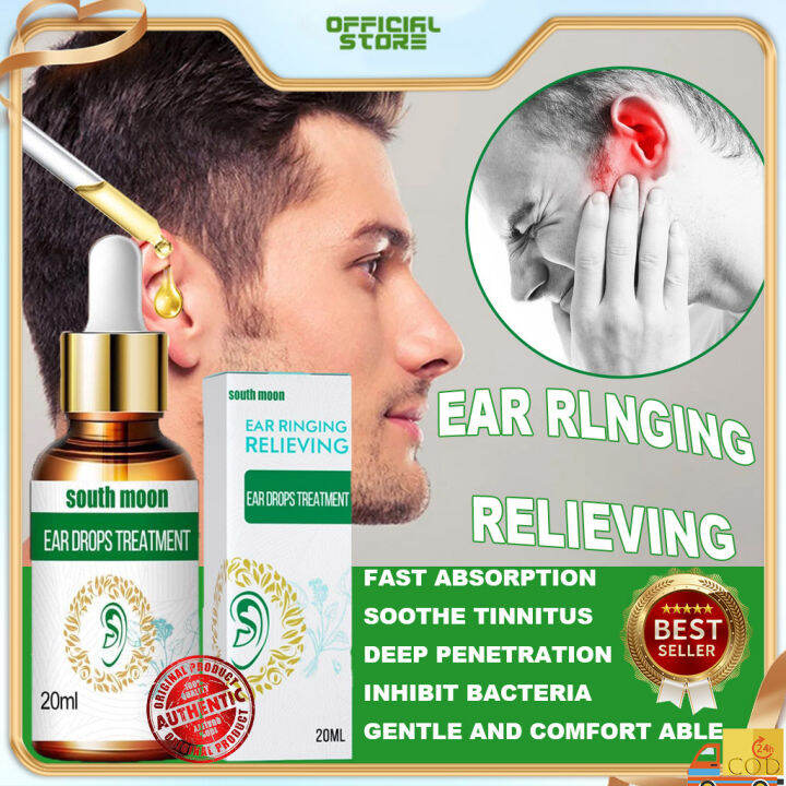 Cod Southmoon Eardrops Treatment Ear Ringing Relieving Drops Ear Drops