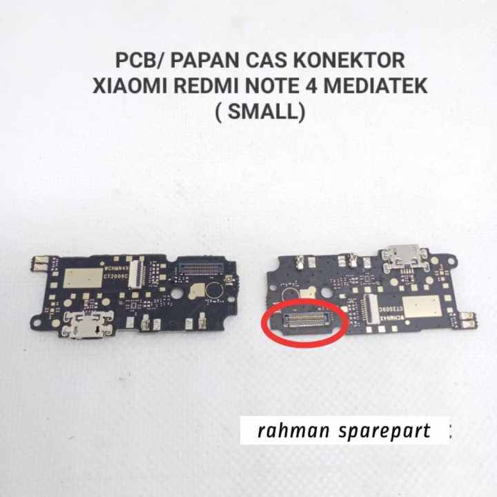 PCB/ PAPAN CAS KONEKTOR XIAOMI NOTE 4 MEDIATEK | Lazada Indonesia