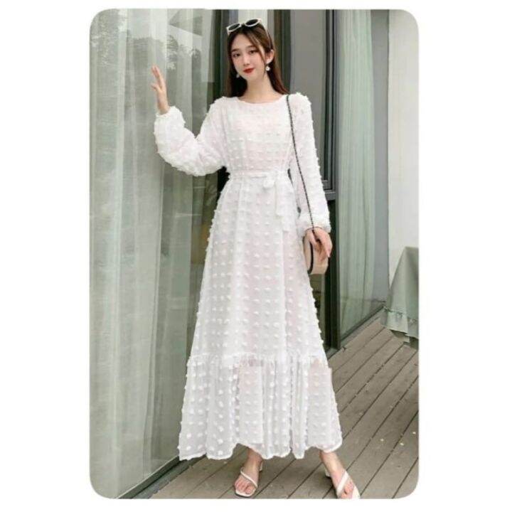 DR FASHION - Elisa Maxi Dress Aida Import 04410 | Lazada Indonesia