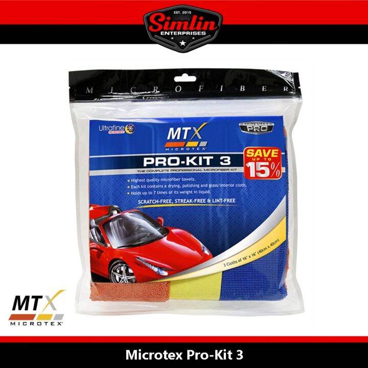Microtex MTX ProKit The Complete Professional Microfiber Kit | Lazada PH