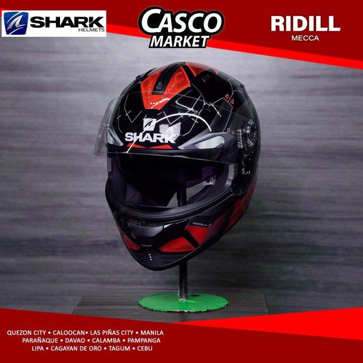 SHARK RIDILL 1.2 MECCA FULLFACE DUAL VISOR MOTORCYCLE HELMET | Lazada PH