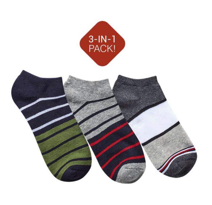 Natasha MEN'S SOCKS 3-in-1 Packs (Fry, Fairford, Fishburne, Bartimus ...