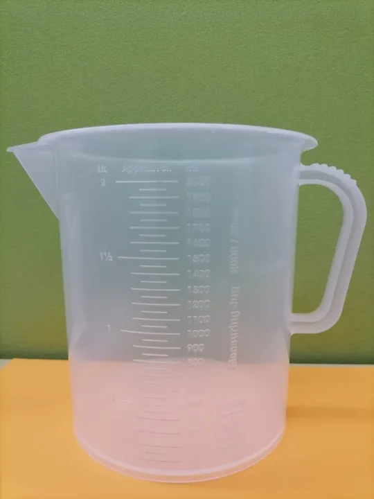 Measuring Plastic Jug 2000mL Low Form, Hmbg | Lazada