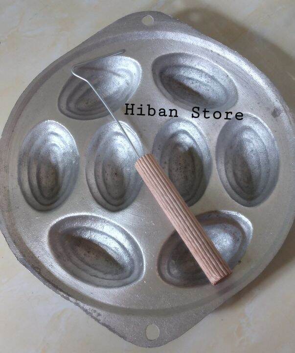 CETAKAN KUE CUBIT BENTUK KEONG/KERANG/OVAL FREE SUNTILAN/PENGAIT ...