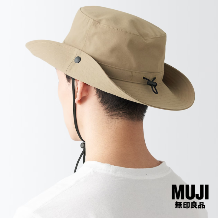 มูจิ หมวกซาฟารีกันละอองน้ำ - MUJI Taped Safari Hat (56.5-59 cm) รุ่น ...