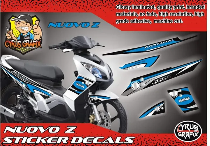 NOUVO Z STOCK DECALS | Lazada PH
