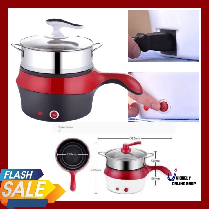 ALL IN ONE ORIGINAL Portable Nonstick, Pan Pot Set Electric Cooking Pot ...