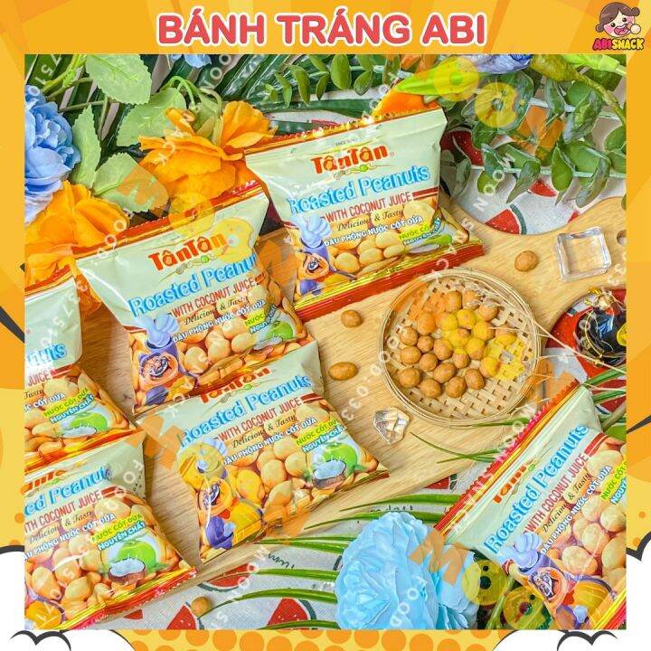 Đậu Phộng Nước Cốt Dừa Tân Tân gói mini 16g-bánh snack quen thuộc ăn ...