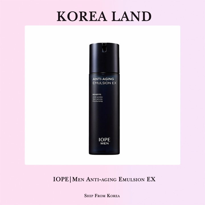 IOPE | Men Anti-aging Emulsion EX (120ml) | Lazada