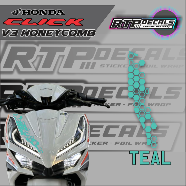 Honda Click V3 Honeycomb Decals Sticker - ROM | Lazada PH