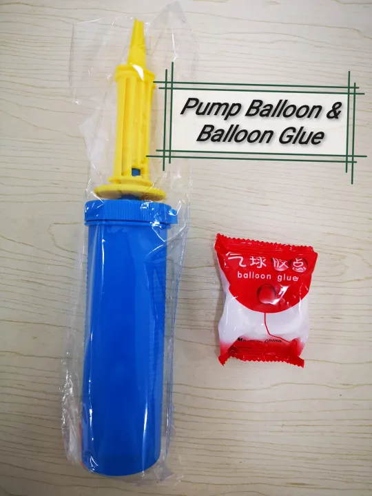 Japanese Style Original Pump Balloon Belon Angin &Balloon Glue Gum ...