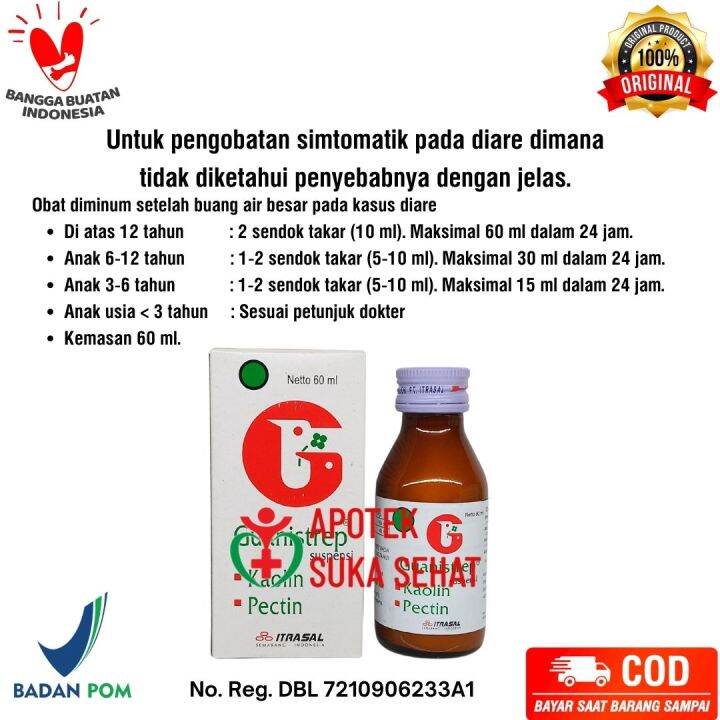 GUANISTREP SIRUP 60 ML | Lazada Indonesia