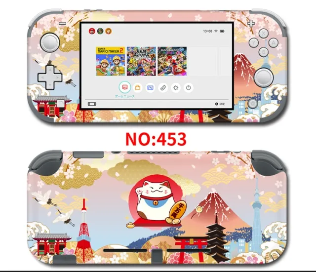 Cute Kawaii Animal Cat Dog Protector Skin Sticker For Nintendo Switch ...
