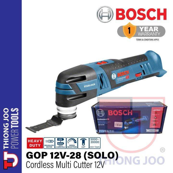 BOSCH GOP 12V-28 SOLO BRUSHLESS MULTI-CUTTER TOOL | Lazada