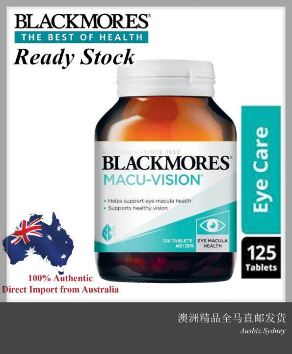 [Ready Stock EXP: 07/2025] Blackmores Macu-Vision Eye Support ( 125 ...