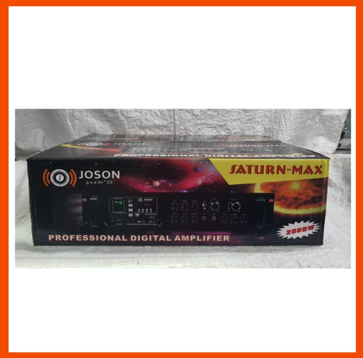 Original JOSON Saturn MAX PROFESSIONAL AMPLIFIER 2022 MODEL | Lazada PH