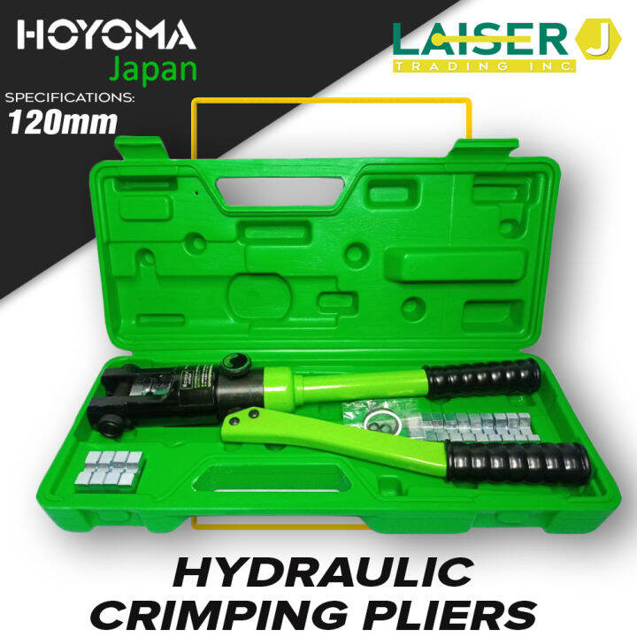 Hoyoma Hydraulic Crimping Pliers 120MM w/ Case •100% ORIGINAL HOYOMA ...
