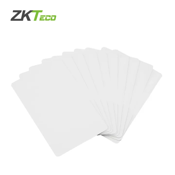 ZKTeco 10 ใบ บัตรคีย์การ์ด 13.56Mhz Mifare card S50 RFID Card แบบอ่าน ...
