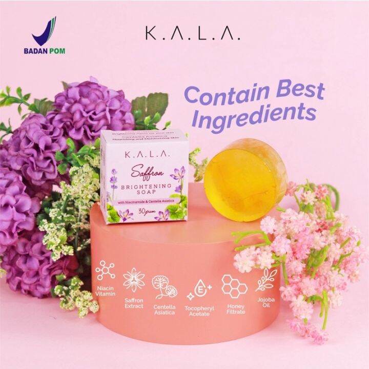 KALA - SABUN SAFRON Brightening Face with Niacinamide & Centella ...