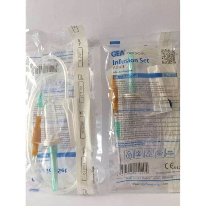 Infusion Set GEA / Selang Infus Anak dan Dewasa GEA Pcs | Lazada Indonesia