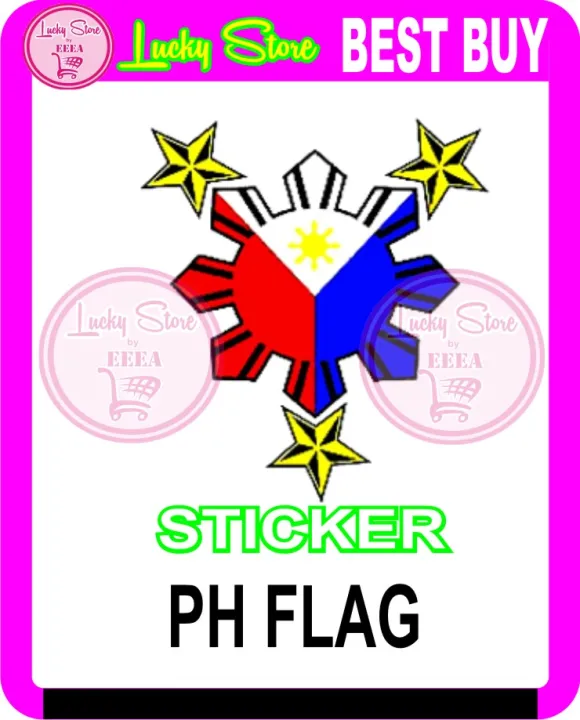 STICKERS DECALS PH FLAG | Lazada PH