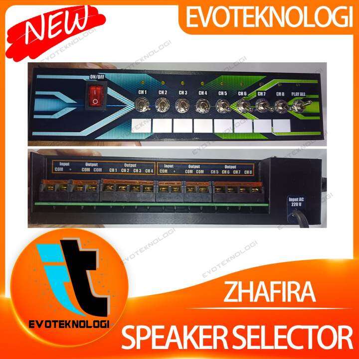 Zhafira Speaker Selector Toa Paging system Audio Paging | Lazada Indonesia