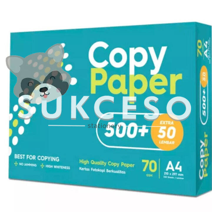 Copy Paper A4 70gr 550 Lembar Kertas HVS Print Fotocopy 550 LEMBAR ...