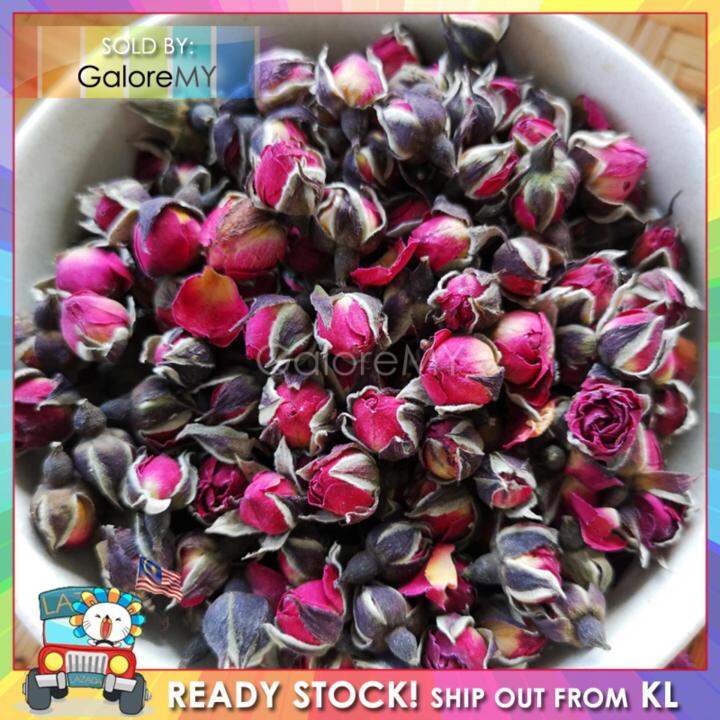Phnom Penh Roses Natural Dried Phnom Penh Rose Flower Tea 天然金边玫瑰花茶 Teh Bunga Ros Phnom Penh | Lazada