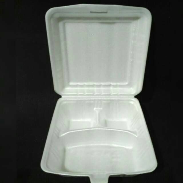 Styrofoam 3 sekat / sterafoam kotak nasi sekat 3 | Lazada Indonesia