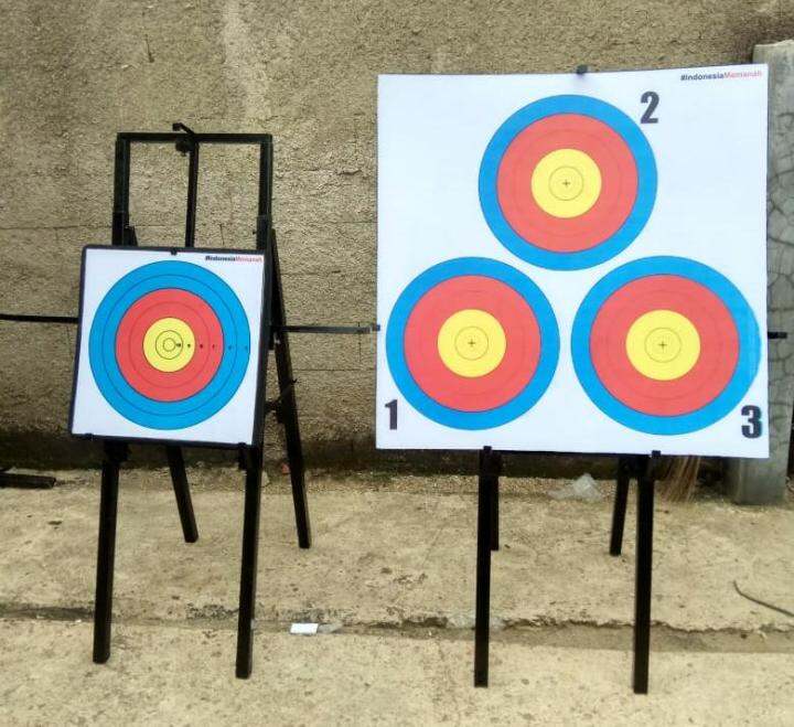 Dudukan Target Sasaran Panah Stand Kaki/Kaki Panahan Besi Kuat Elegant ...