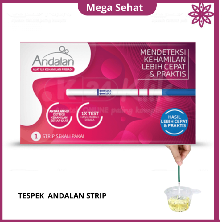 Andalan Strip Test Kehamilan Strip Tes pack Tespack Kehamilan Compact ...